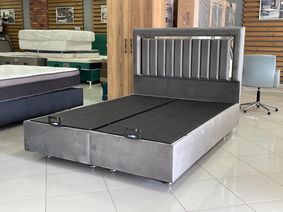 MODERN TURKISH BED FRAME WITH OTTOMAN STORAGE – ITS FURNITURE